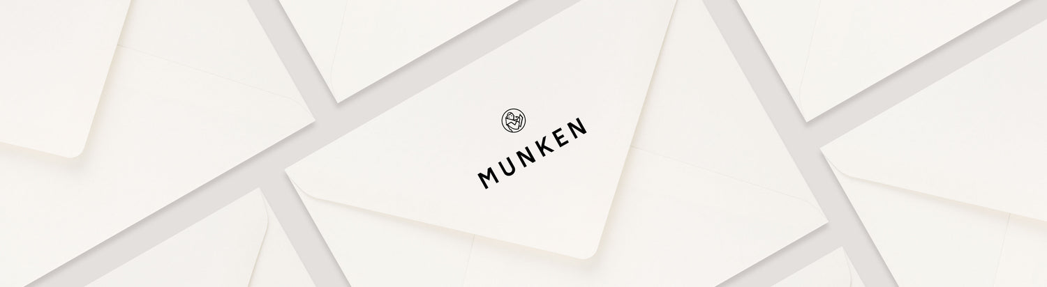 We use Munken, a premium uncoated fine paper for our entire stationery